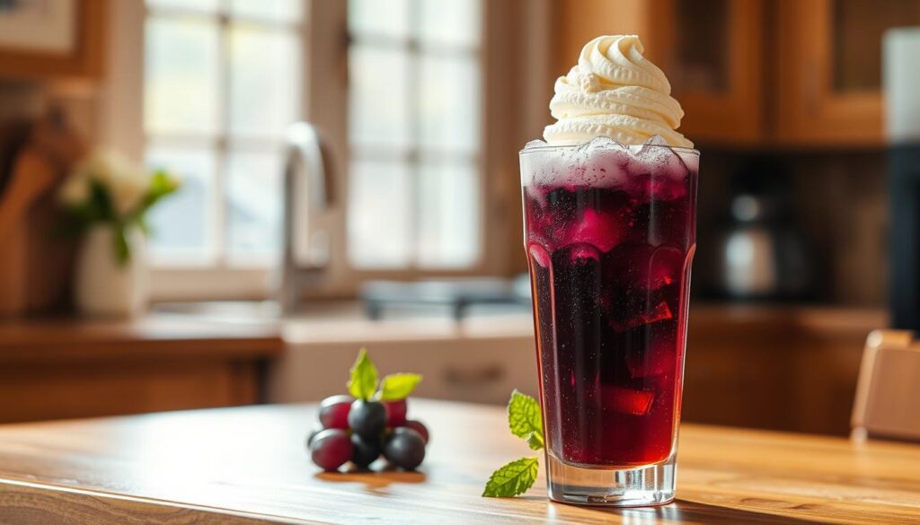 Make a "Purple Cow": Grape Soda Ice Cream Float Recipe